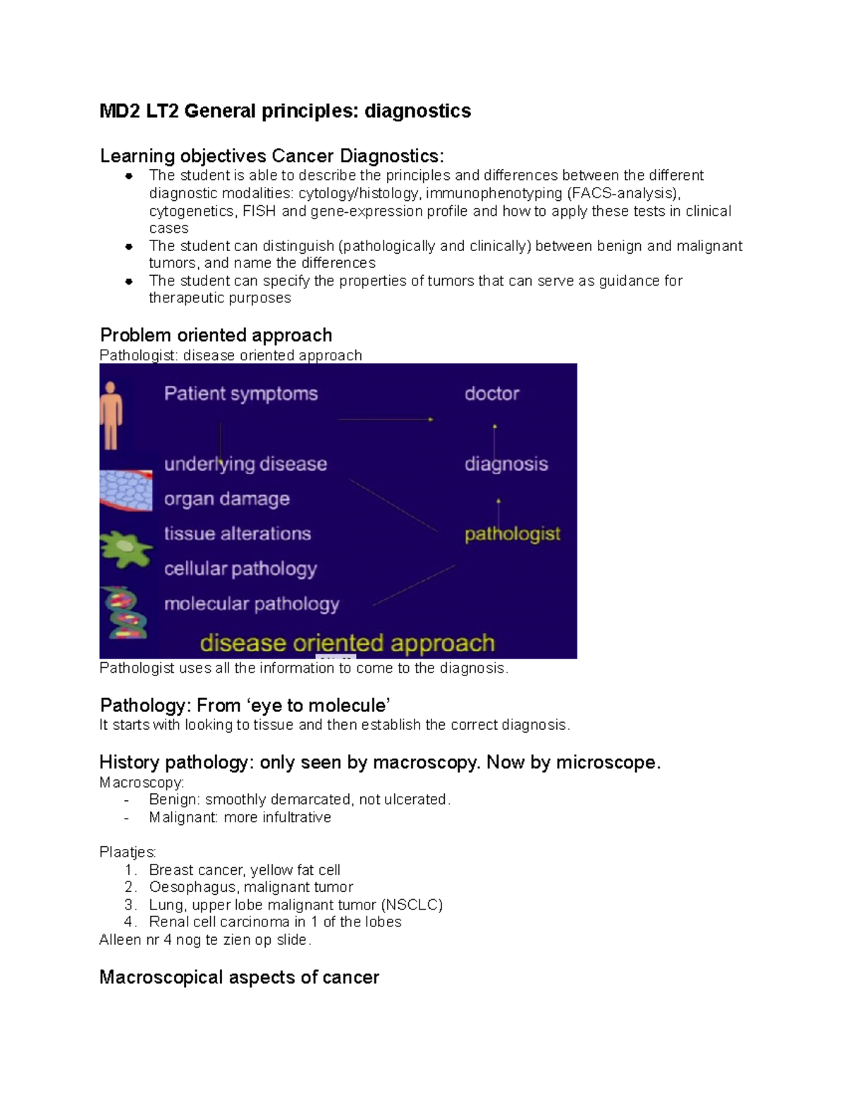 Lecture 2 mechanisms of disease 2 - MD2 LT2 General principles ...
