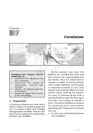 Multiple and Partial Correlation - UNIT 3 PARTIAL AND MULTIPLE CORRELATIONS Structure 3 ...