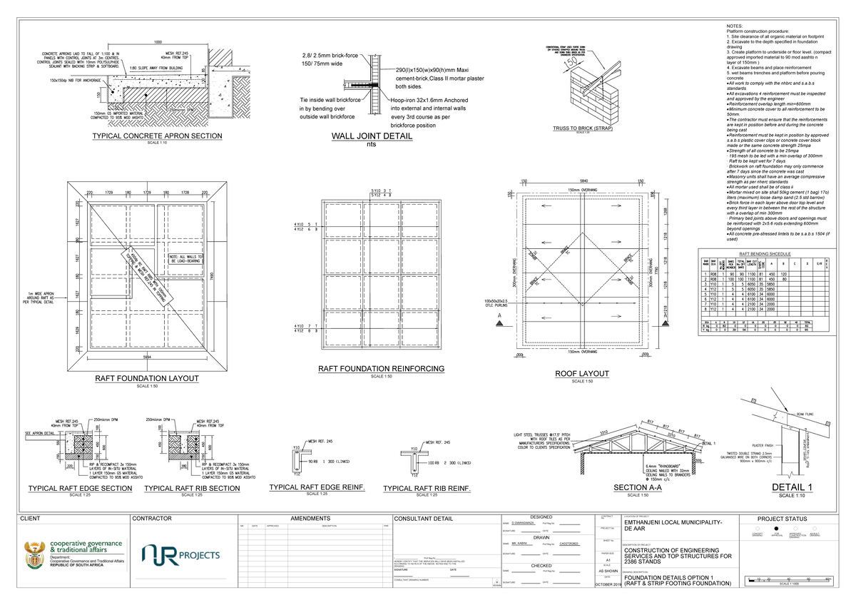 RDP 1 edited-RDP 1 - rfe - RAFT FOUNDATION LAYOUT SCALE 1: RAFT ...