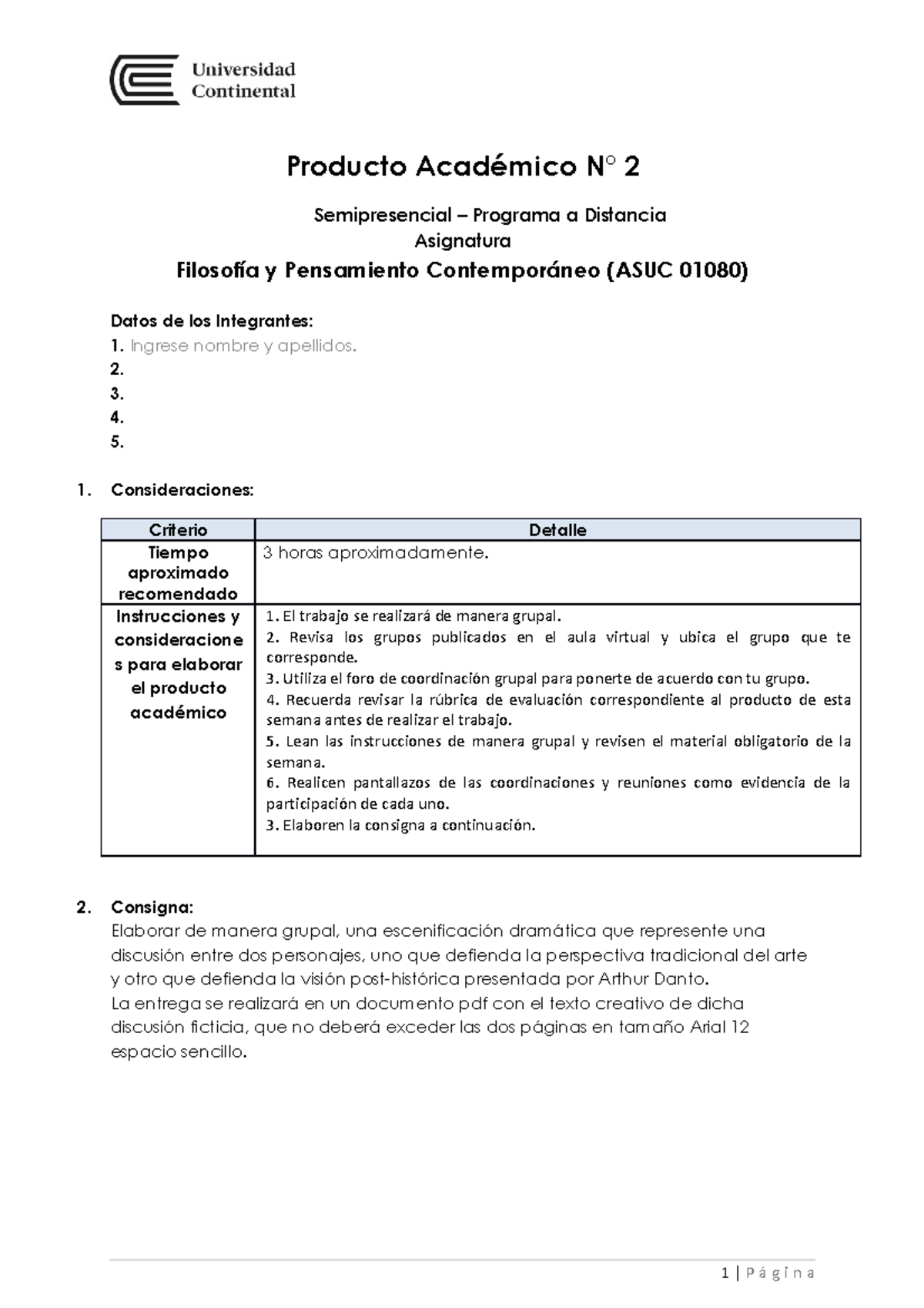 Propuesta Rúbrica PA2 - rubricas - Producto Académico N° 2 Semipresencial – Programa a Distancia ...