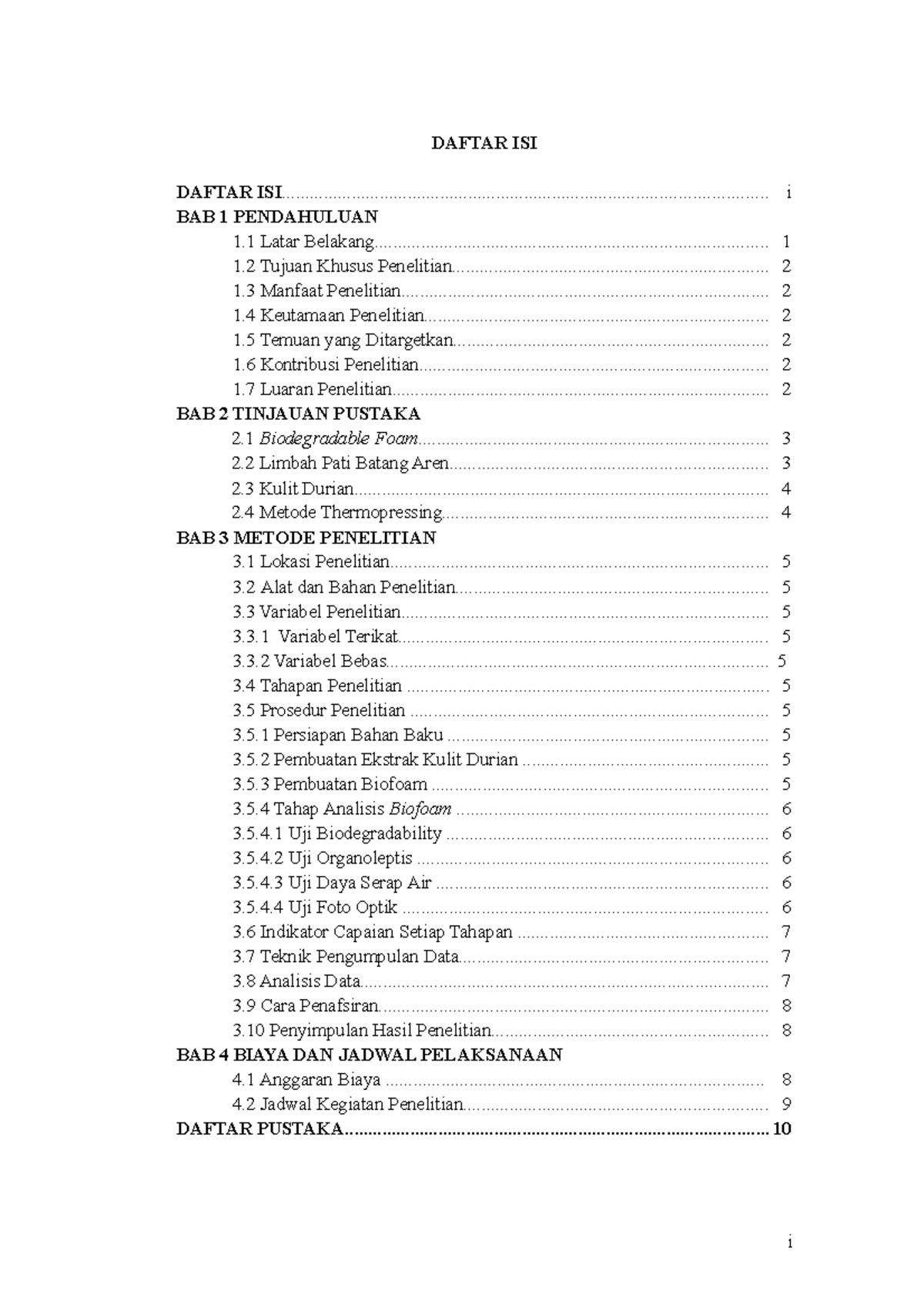 PKM-RE FIX (Astrina dkk) - DAFTAR ISI DAFTAR - Studocu