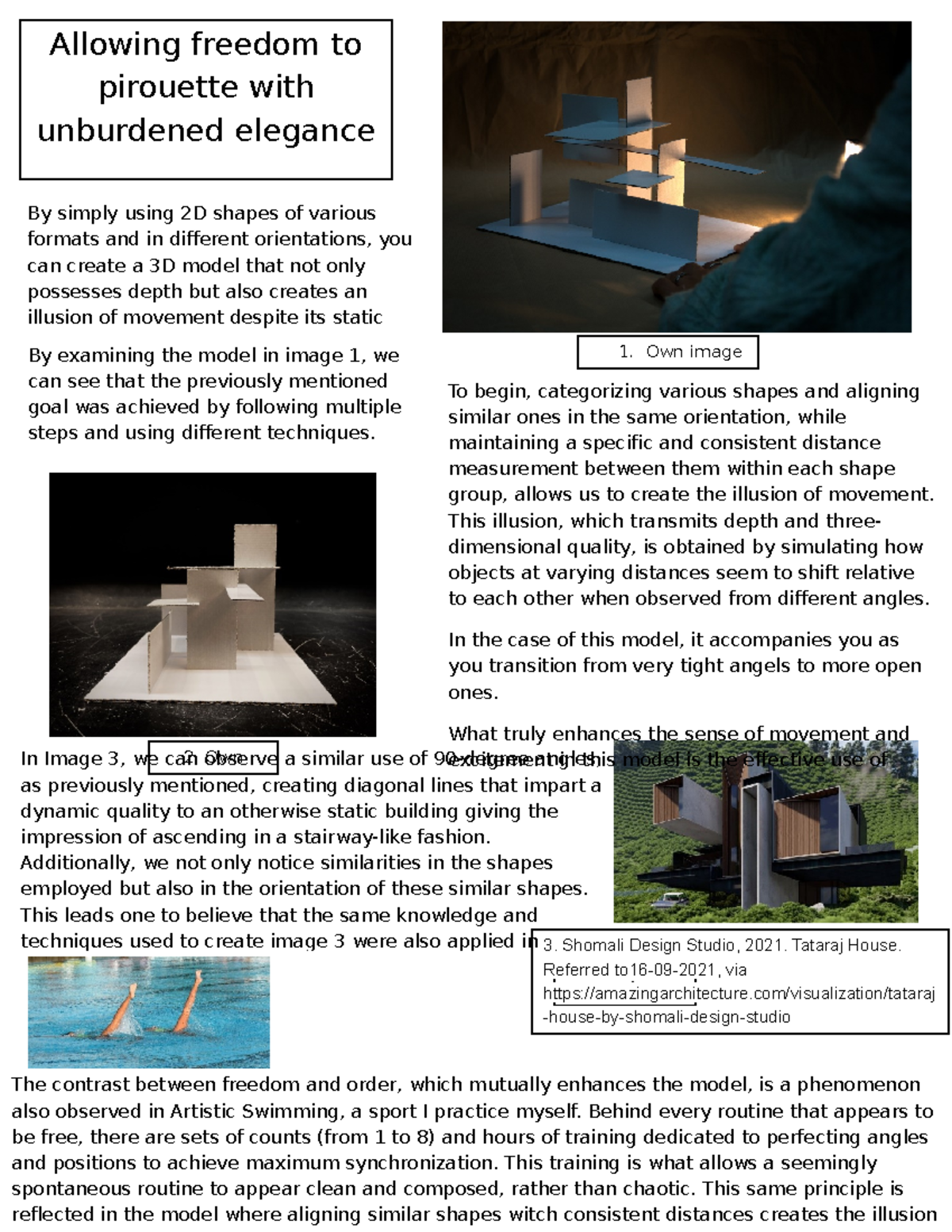 OV - Vorm en ruimte eerste opdracht. - To begin, categorizing various ...