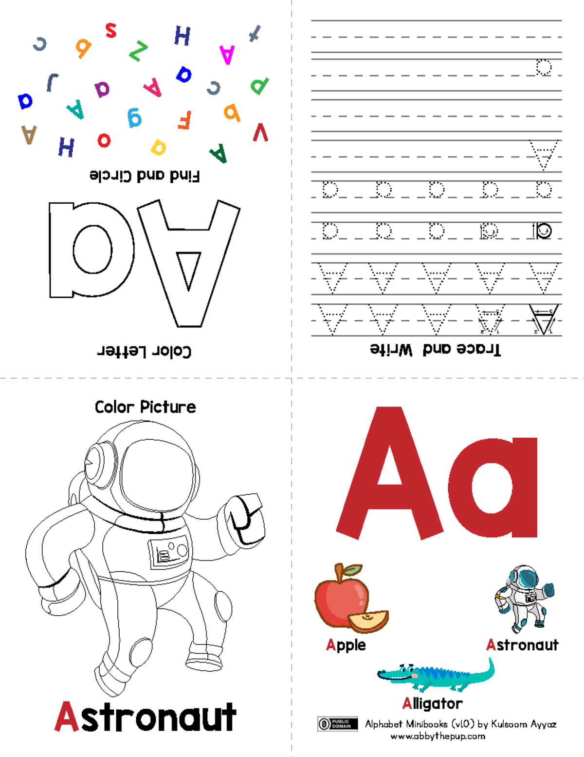 Alphabet Minibooks - apuntes - Alphabet Minibooks (v1) by Kulsoom Ayyaz ...