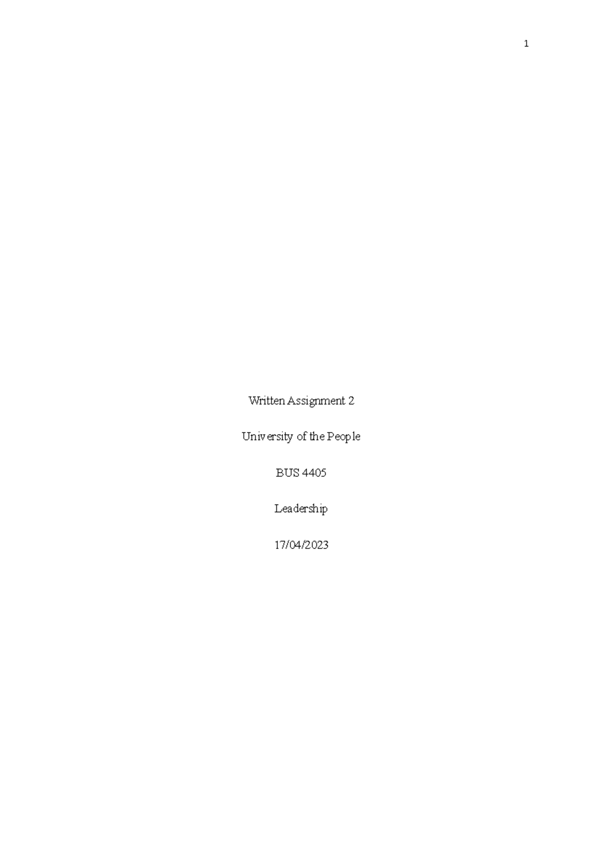 Written Assignment 2 Ivy - Principles of Management - DeKUT - Studocu