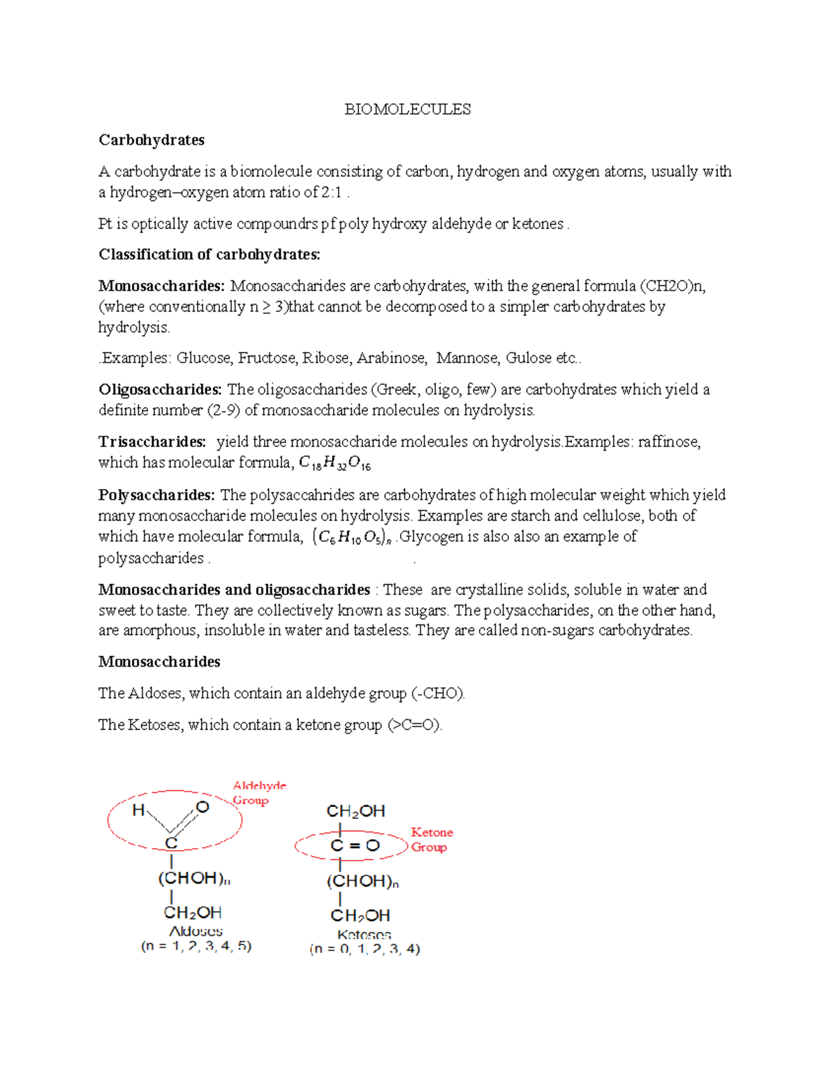 Biomolecules final - biology notes class 12 - BIOMOLECULES ...