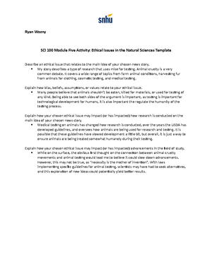 IT-253 assignment 3-2 - Ryan Wozny IT- Do you think the law or ...