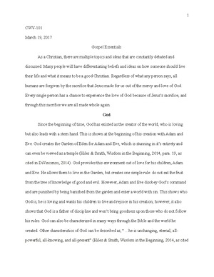 CWV101 Topic 5 DQ 1 - discussion questions week 5 - CWV Topic 5 DQ 1 ...