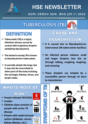 Internship Project Assignment ( DOSH 36) - REPORT OF HAZARDS IN RFM ...