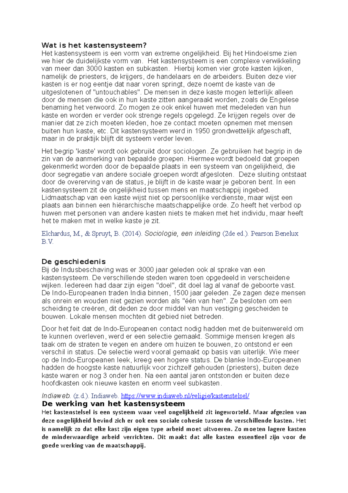 Sociologisch lexicon kastensysteem - Wat is het kastensysteem? Het ...