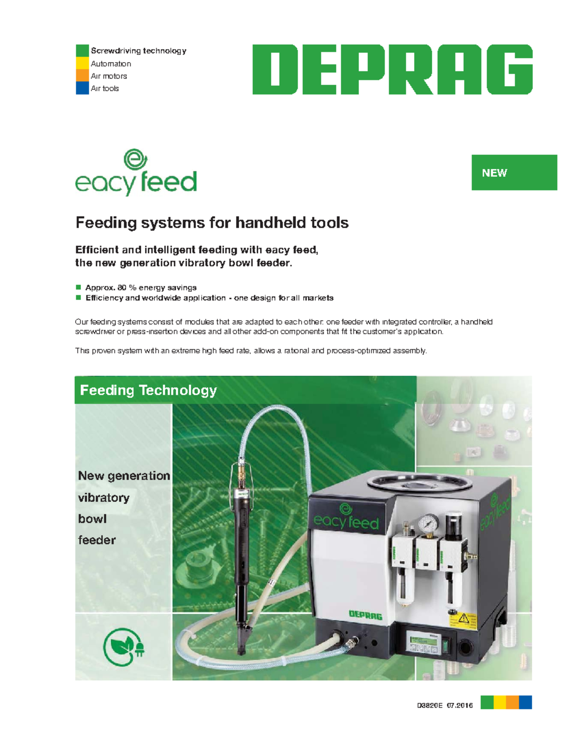 D3820 - Feeding Technology Feeding systems for handheld tools Efficient ...
