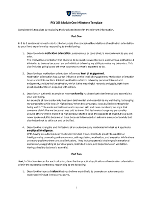 PSY222 Project One - Project One Jessica Westcott Southern New ...