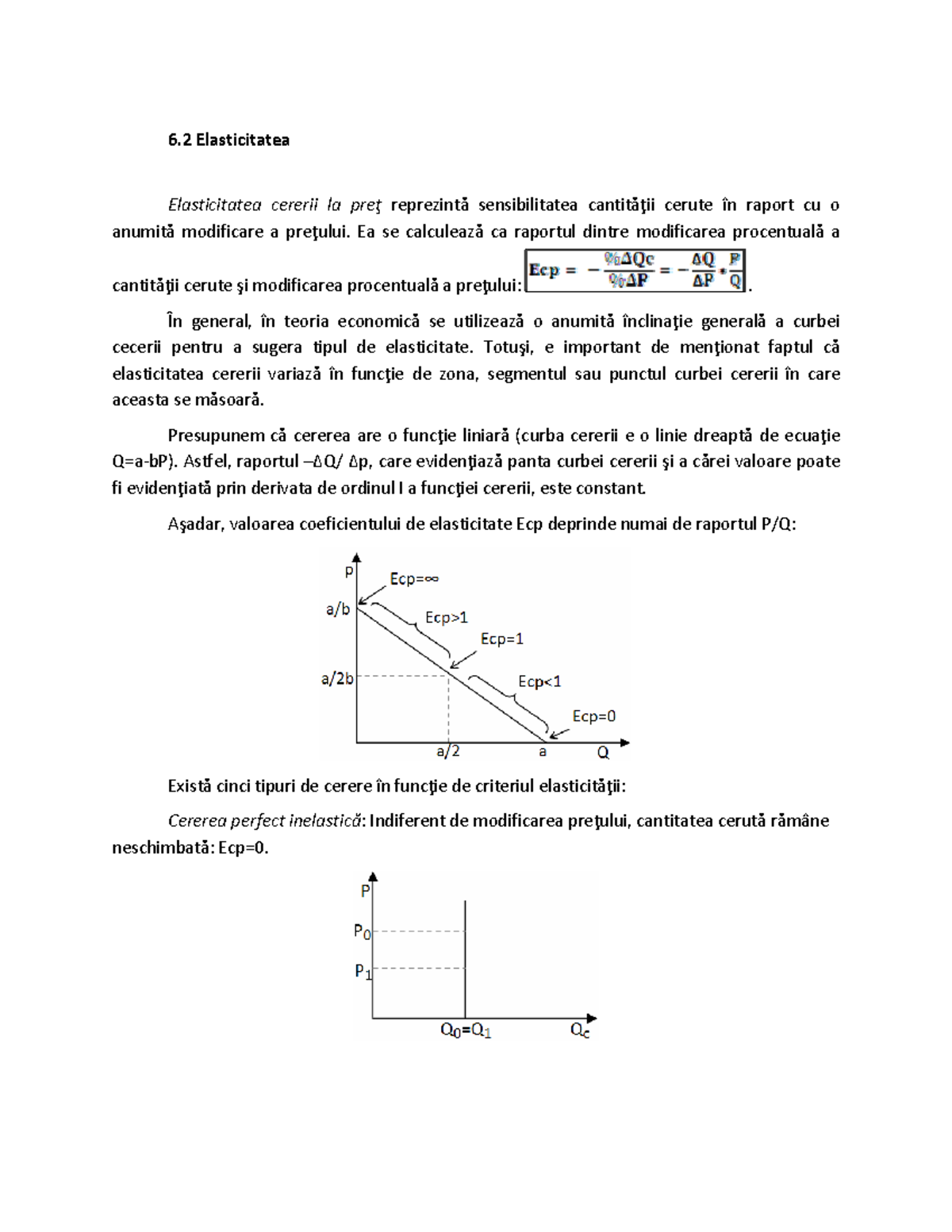 Elasticitatea cererii si ofertei - 6 Elasticitatea Elasticitatea ...