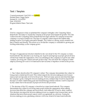 D253 Task 1 Template - 07-27-22 - D253 - TASK 1: Becoming an Effective ...