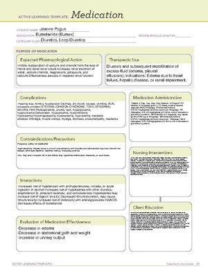 ACE Inhibitors med card - NUR 252 - ACTIVE LEARNING TEMPLATES STUDENT ...