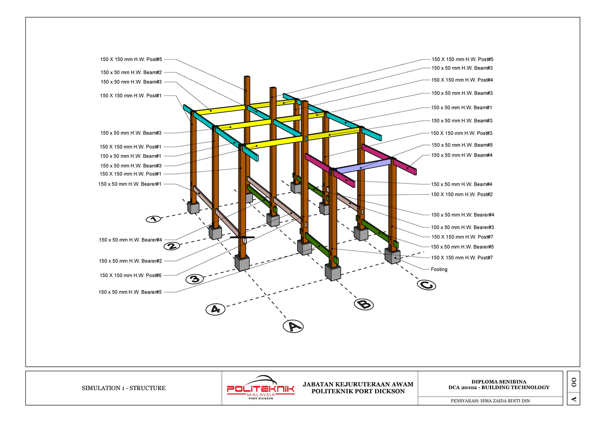 1. Structure Worksheet - SIMULATION 1 - STRUCTURE DIPLOMA SENIBINA DCA ...