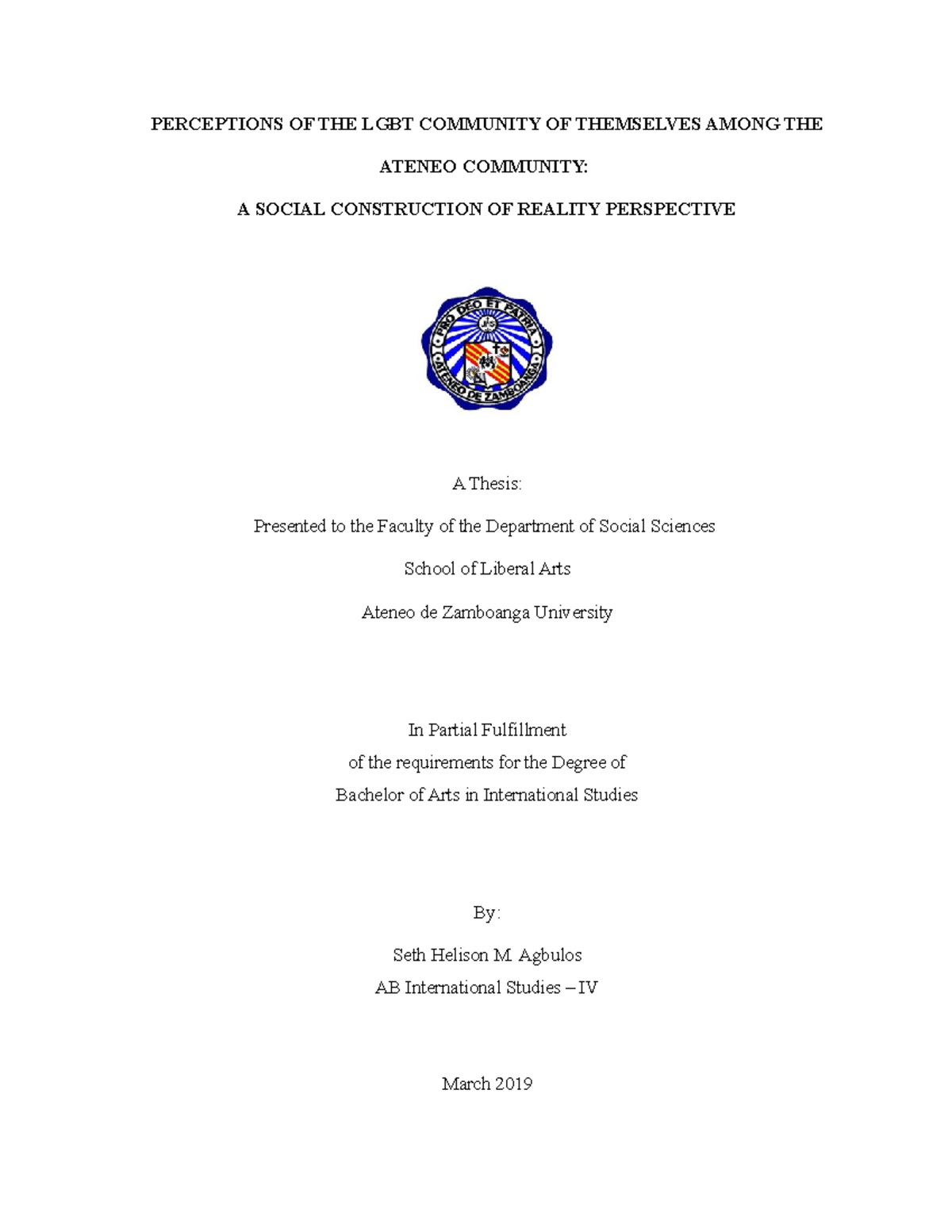 Chapter 1 - 5 Revised - A final research paper that tackles ASEAN and ...