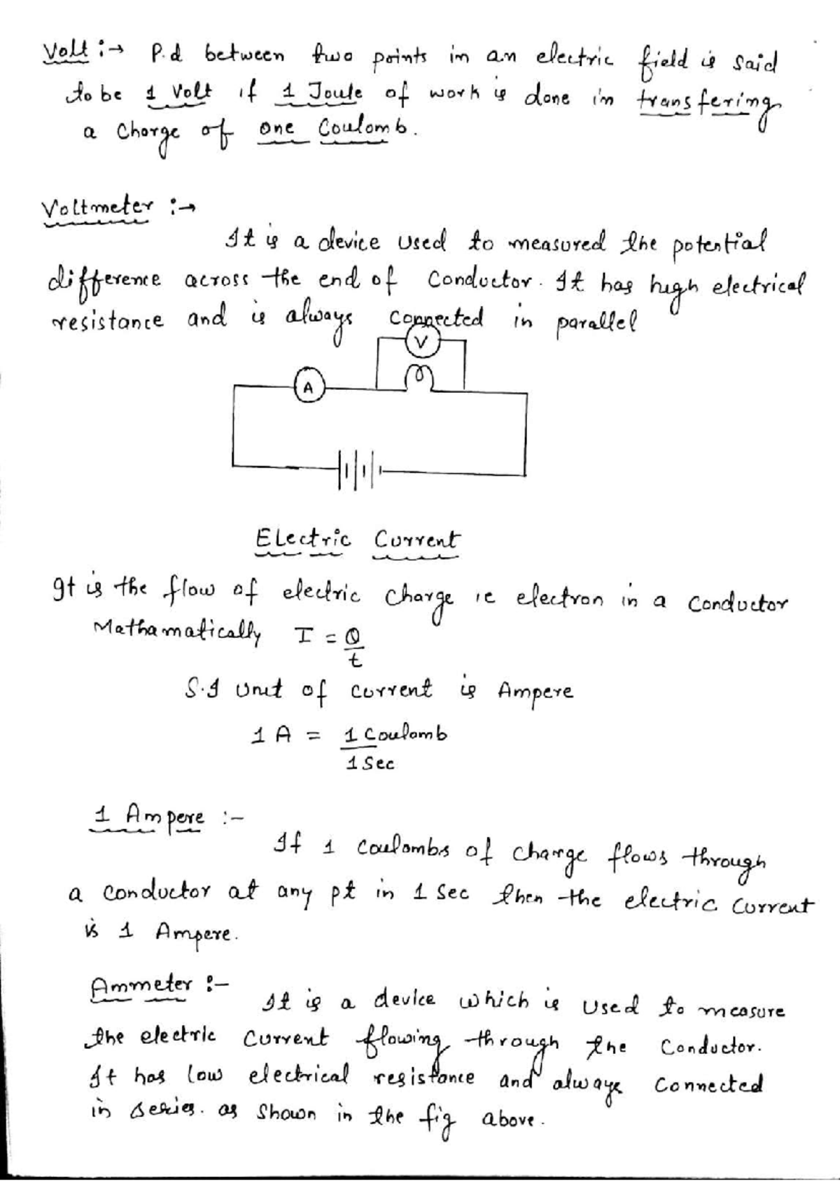 Science ch_2 physics notes class 10 - Basic Physics - Studocu