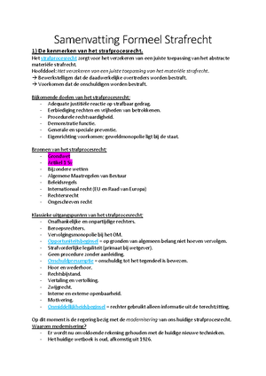 Studentenwerkblad week 1 Het strafproces, de verdachte en het EVRM 2022 ...