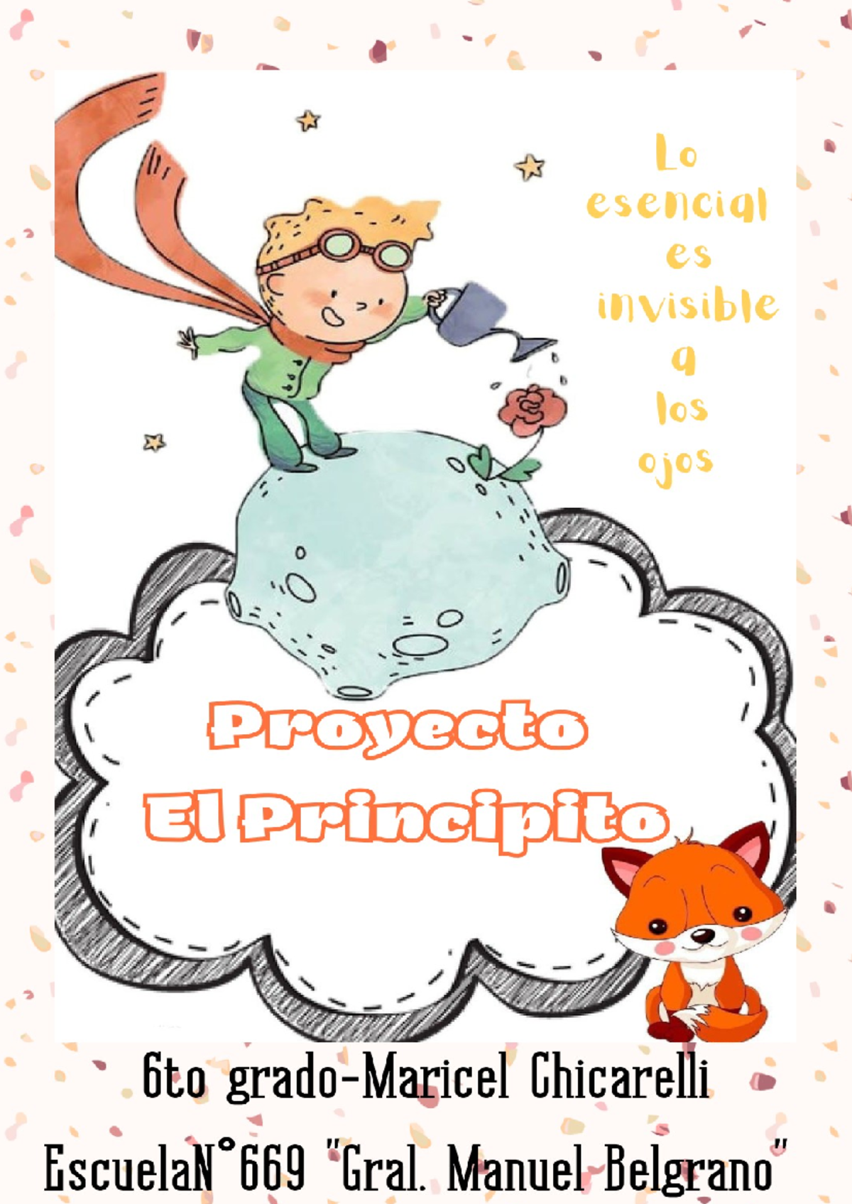 6to El Principito - Planificasion - PROYECTO DE LECTURA TÍTULO DEL ...