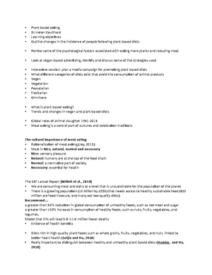 Eating behaviour lectures - Working Model of Adjustment to Chronic ...