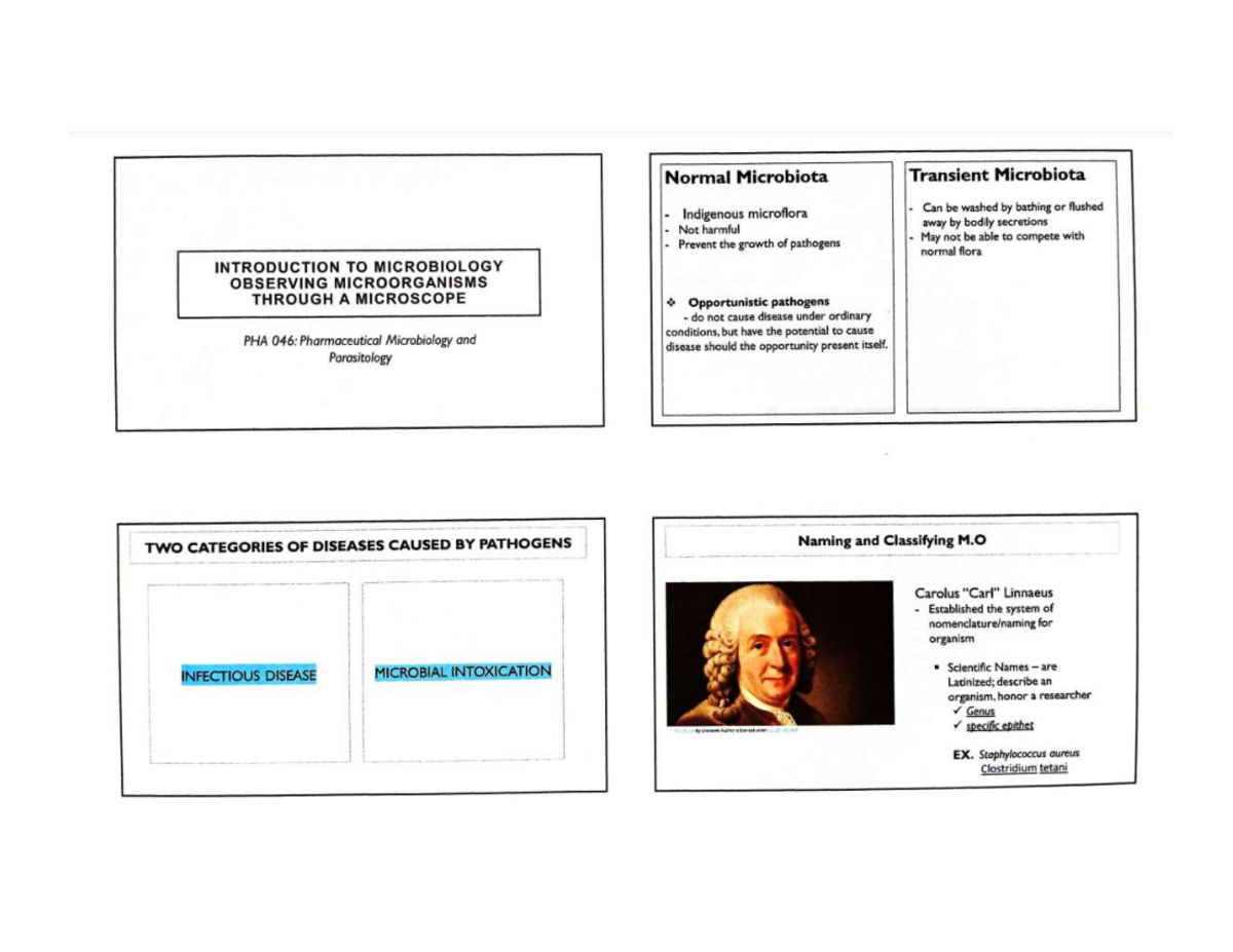 Micro Para Mod 1&2 - help you learn - Normal Microbiota Transient ...