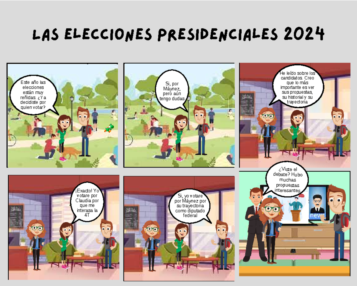 Blanco 6 Paneles Cómic - comic politico - Coloca tu título aquí. Las ...