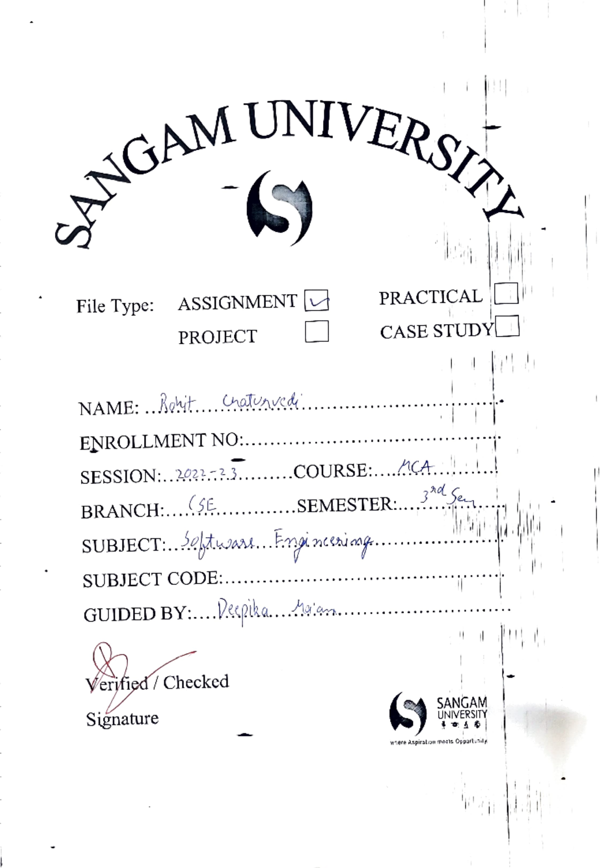 Software 2 - Assignments - Bachelor of Computer Application - Studocu