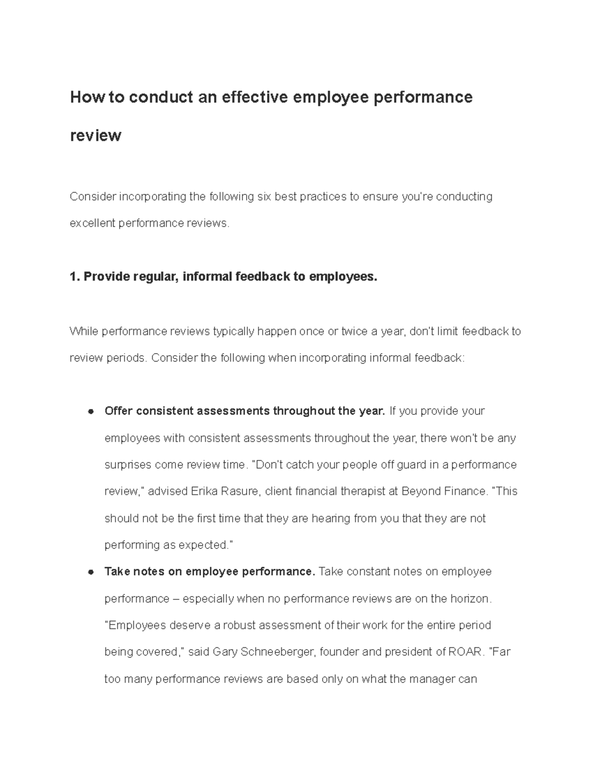 How To Conduct An Effective Employee Performance Review How To how-to-conduct-an-effective-employee-performance-review-how-to
