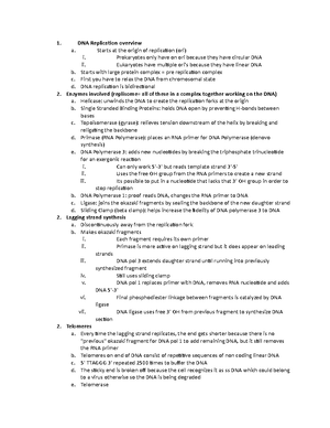 Biosc 0160 Final Exam Review Notes - Experiment:a question which ...