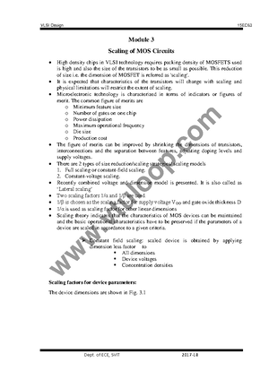 VLSI Mod2@Az Documents - VLSI Design - Studocu