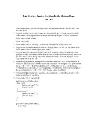 Binary tree assignment - Data Structures Assignment 3 Instructor: Quratulain Rajput Page 1 Issue ...