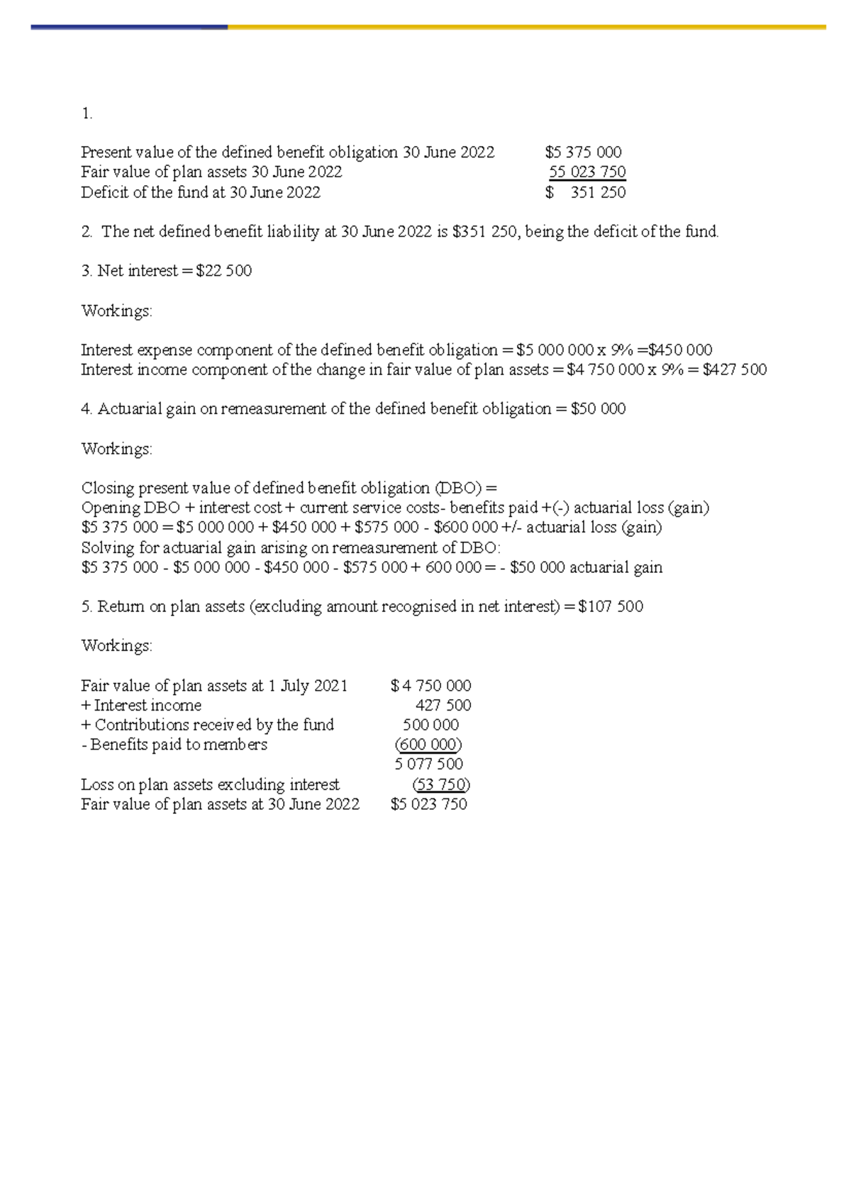 Employee tutorial solutions - ACCT2522 - UNSW Sydney - Studocu