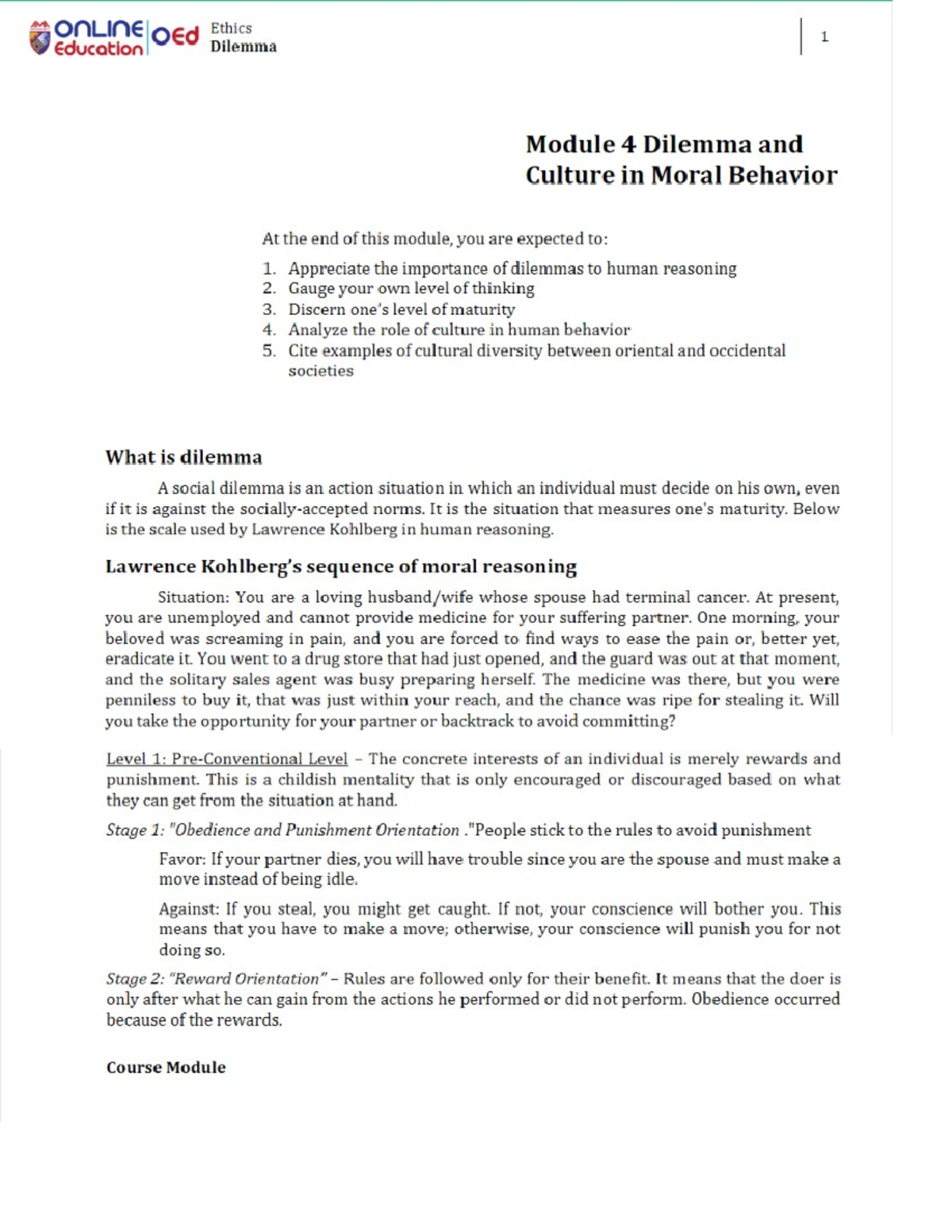 Ethics Lesson 4 - Business Ad - Studocu