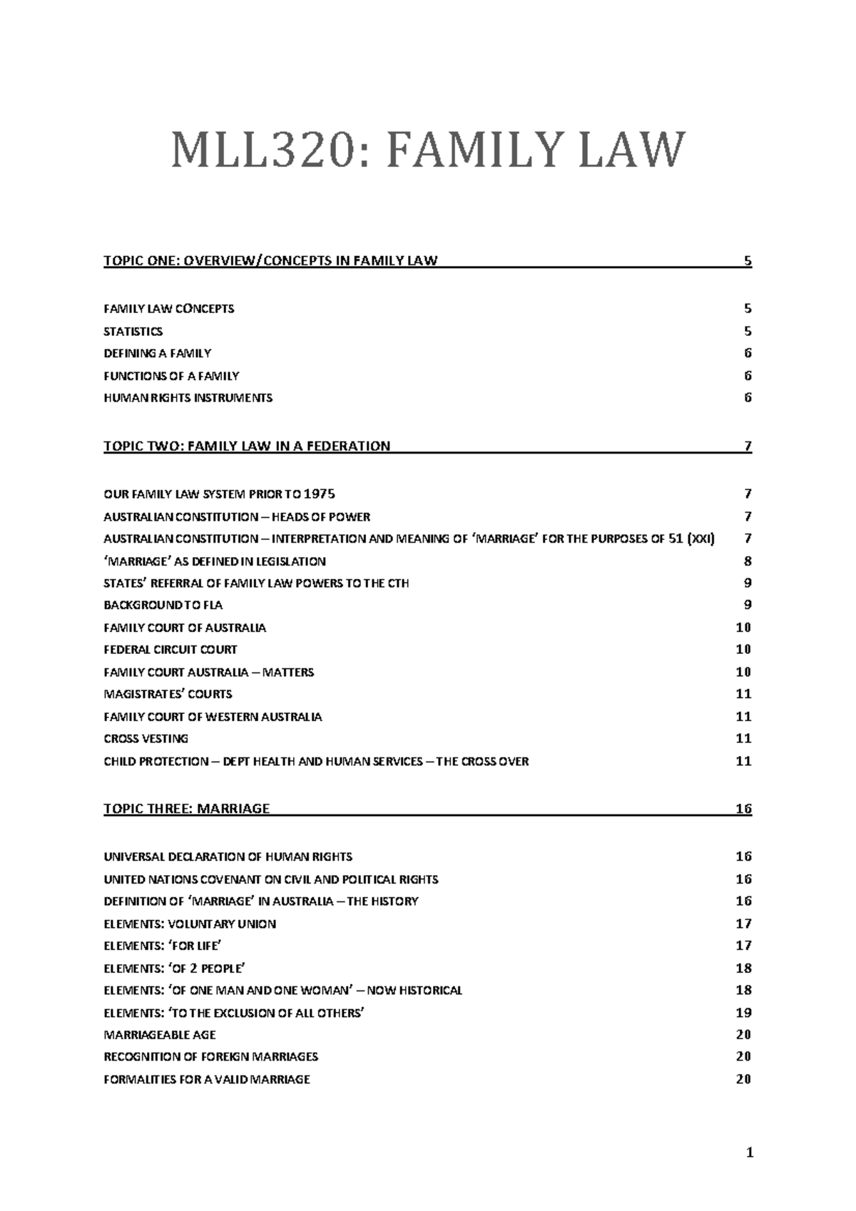 Hd-family-law-notes: includes all lecture material during the 2021 ...