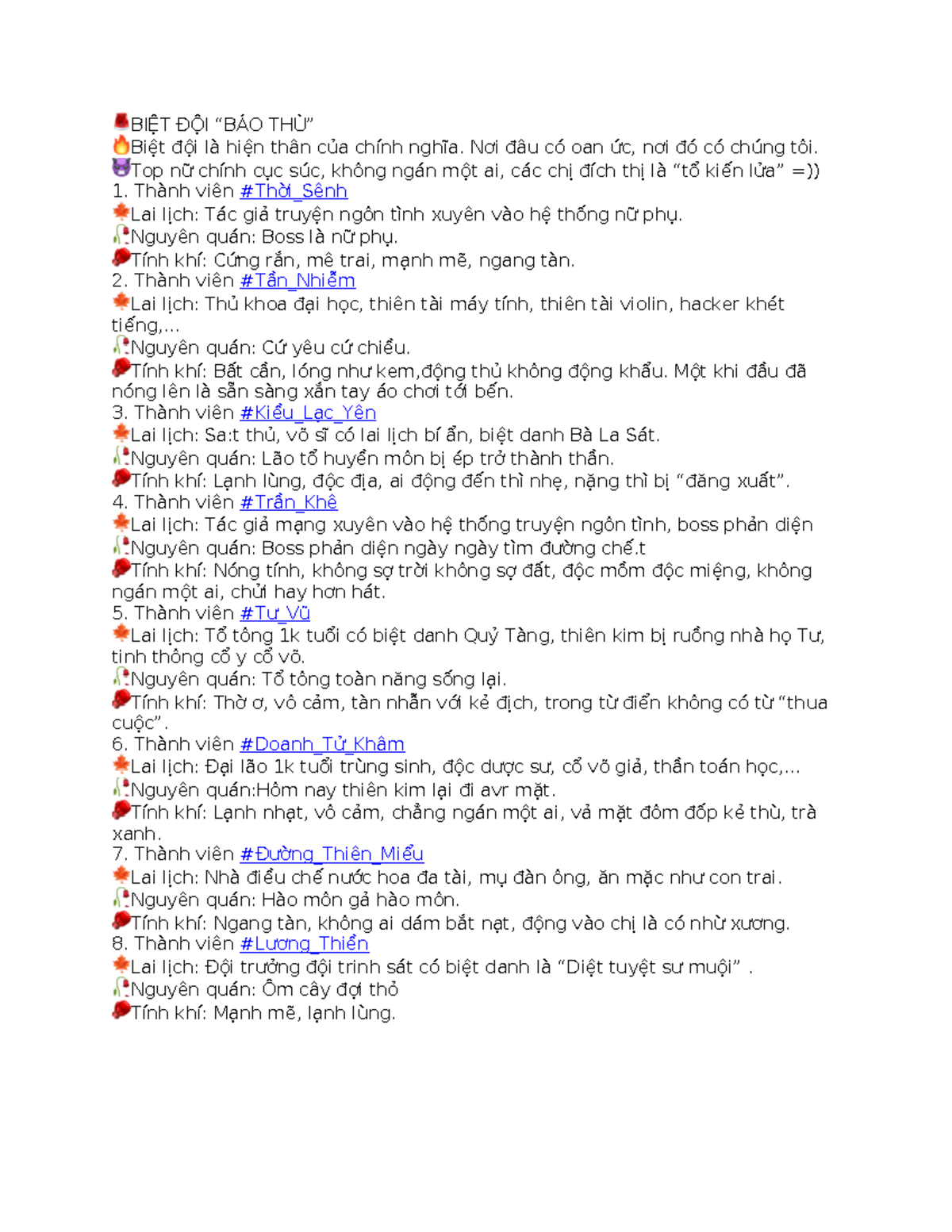 BIỆT ĐỘI - nmmmmmmmmmmmmmm - BIỆT ĐỘI “BÁO THÙ” Biệt đội là hiện thân ...