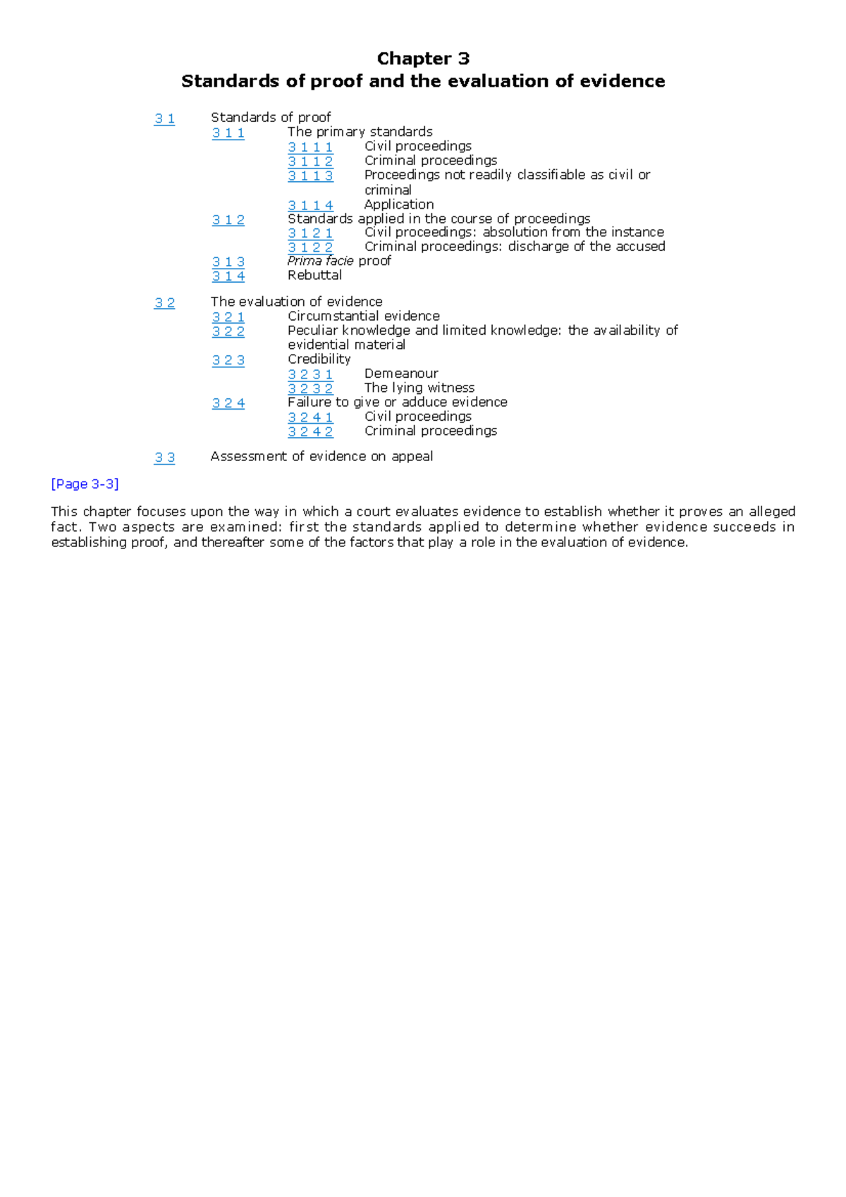 Chapter 3 Standards of proof and the evaluation of evidence - Chapter ...
