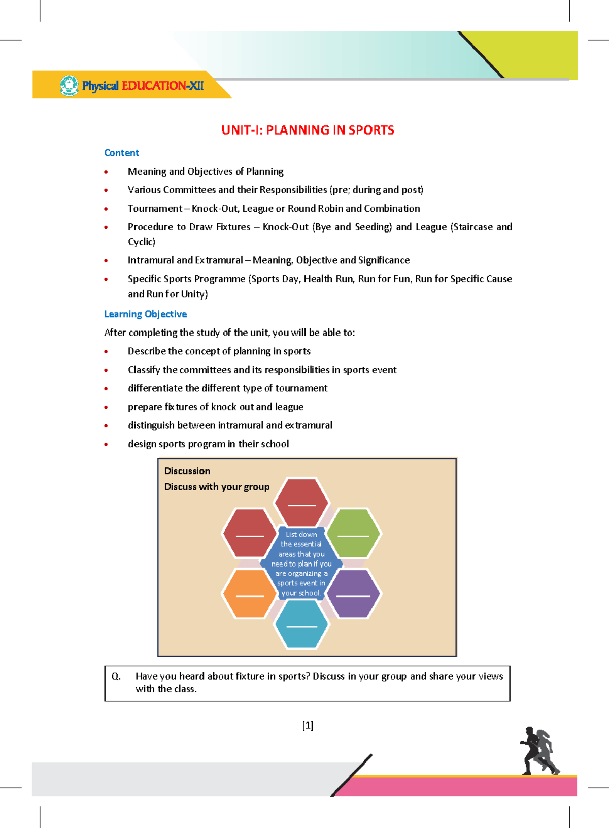 Planning in Sports - UNIT-I: PLANNING IN SPORTS Content Meaning and ...