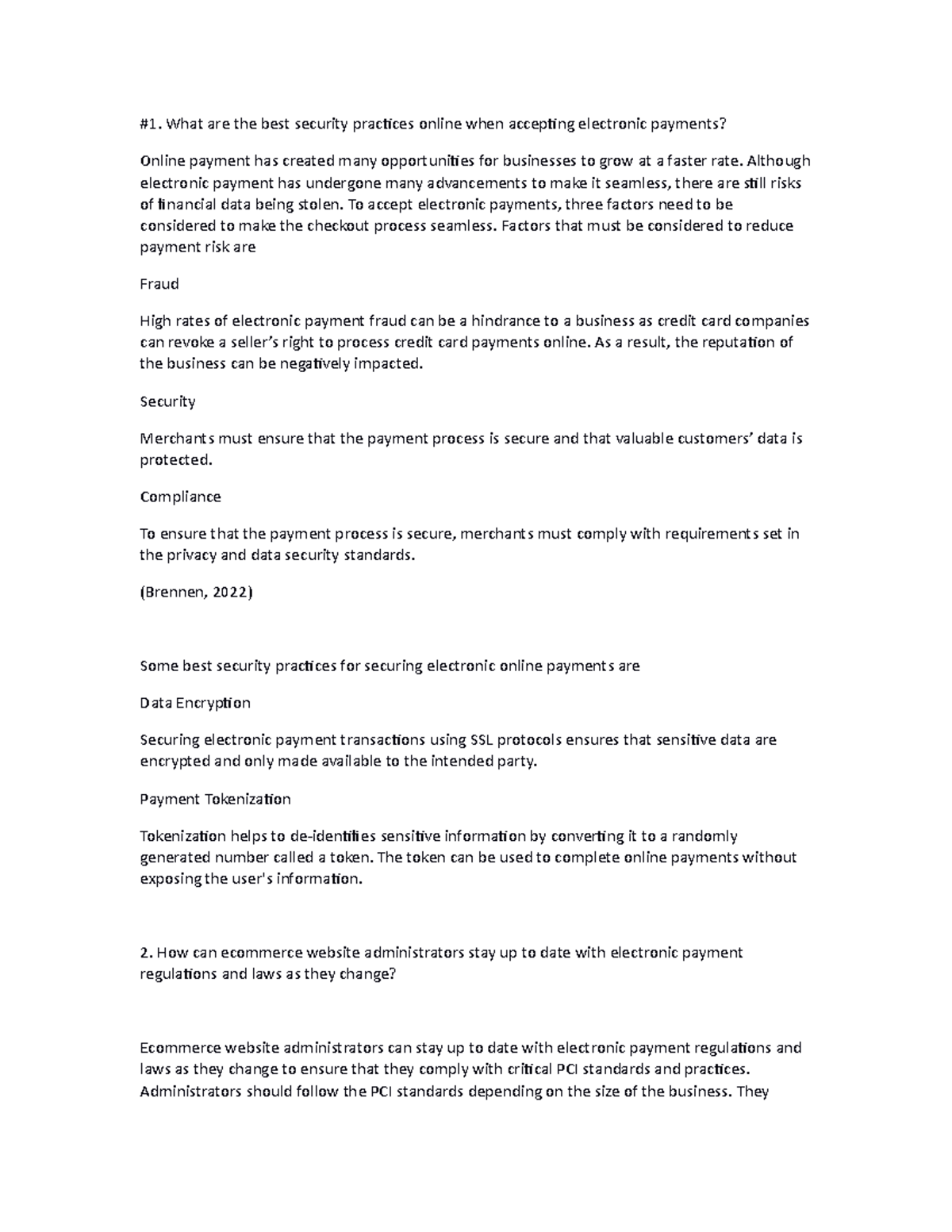 Discussion-4-1 - Discussion-4-1 solution - #1. What are the best security practices online when ...