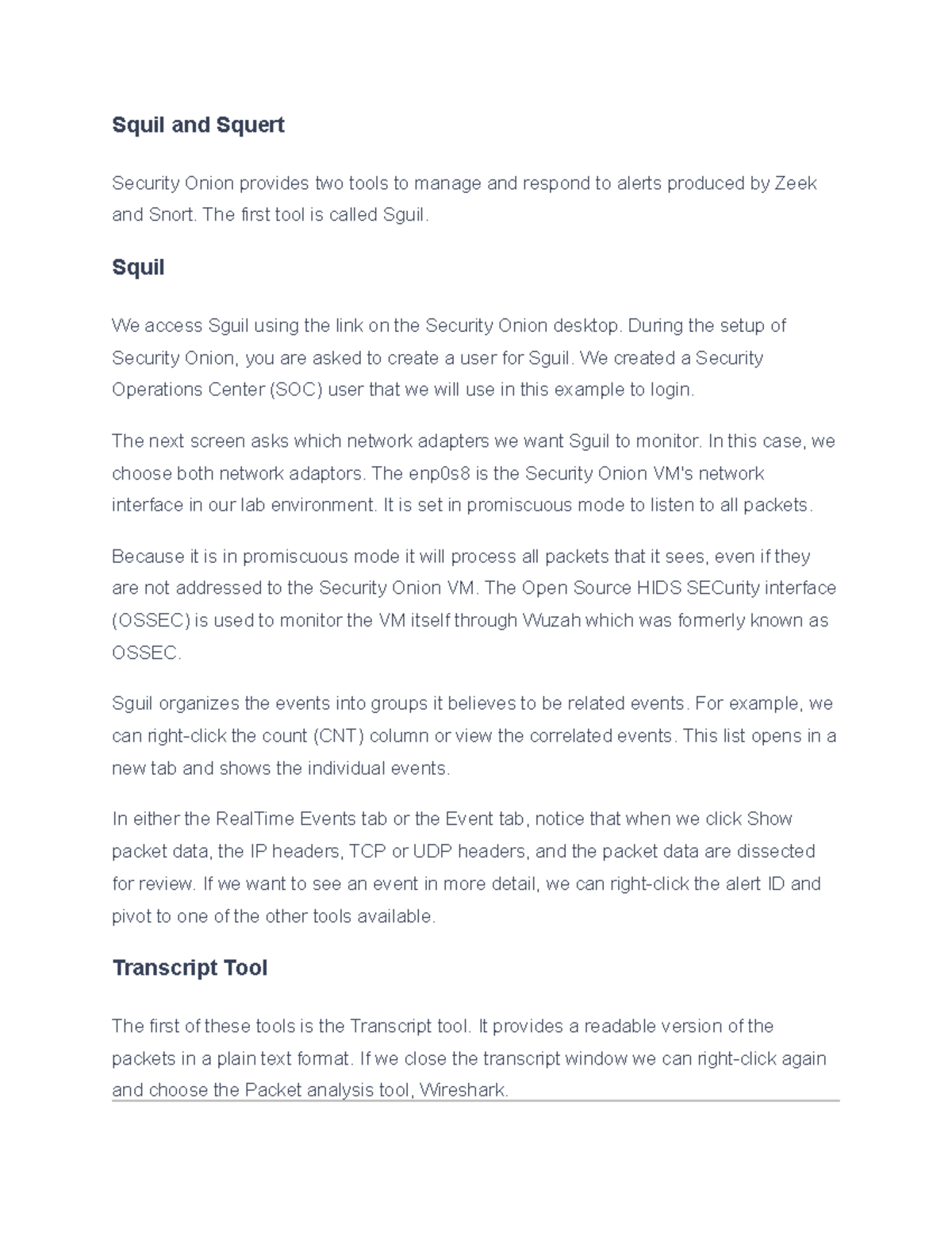 11.3.3 Use Squil and Squert - Deprecated API usage: The SVG back-end is ...