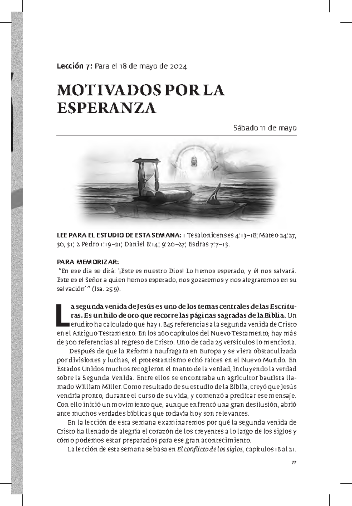 Leccion 07 Segundo Trimestre 2024 - Lección 7: Para el 18 de mayo de ...