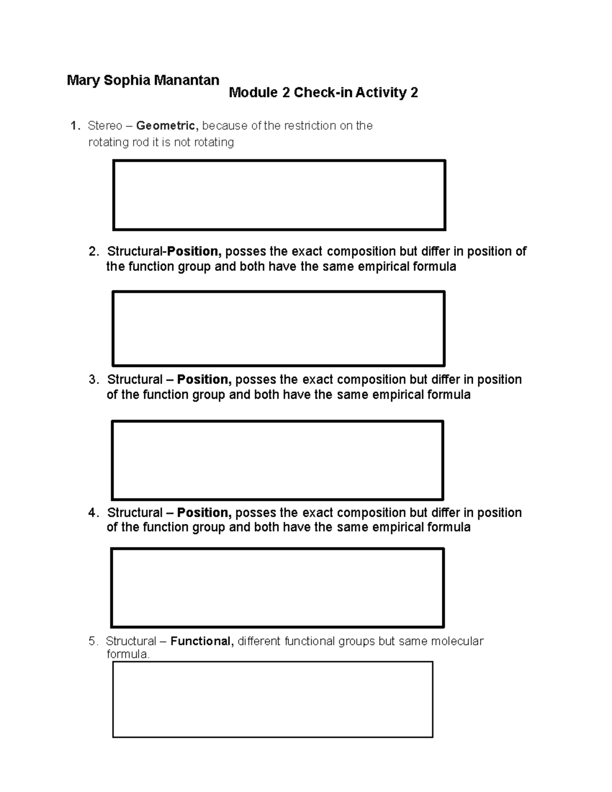 M2-Activity 1 Chemistry - Mary Sophia Manantan Module 2 Check-in ...