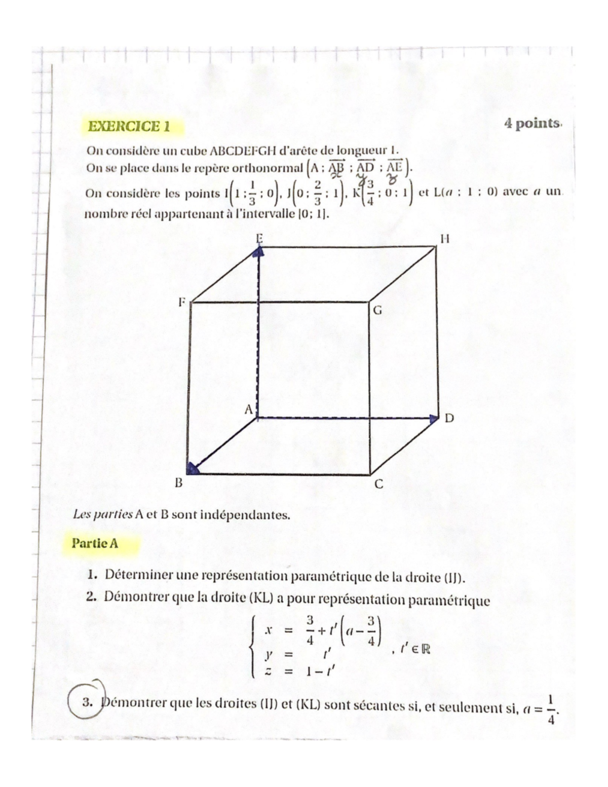 Exo entrainement bac spe math partie 2 - Mathématiques - Studocu