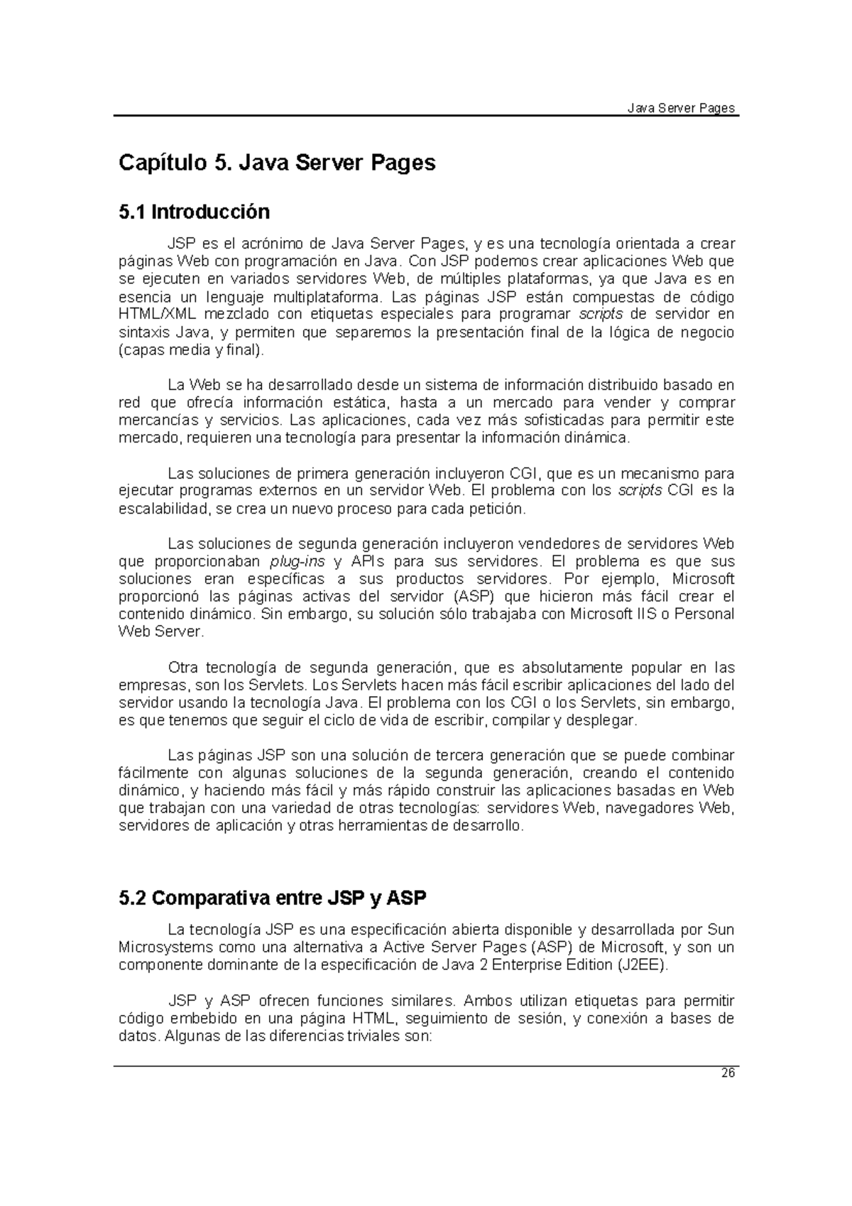 Java Server Pages - - Studocu