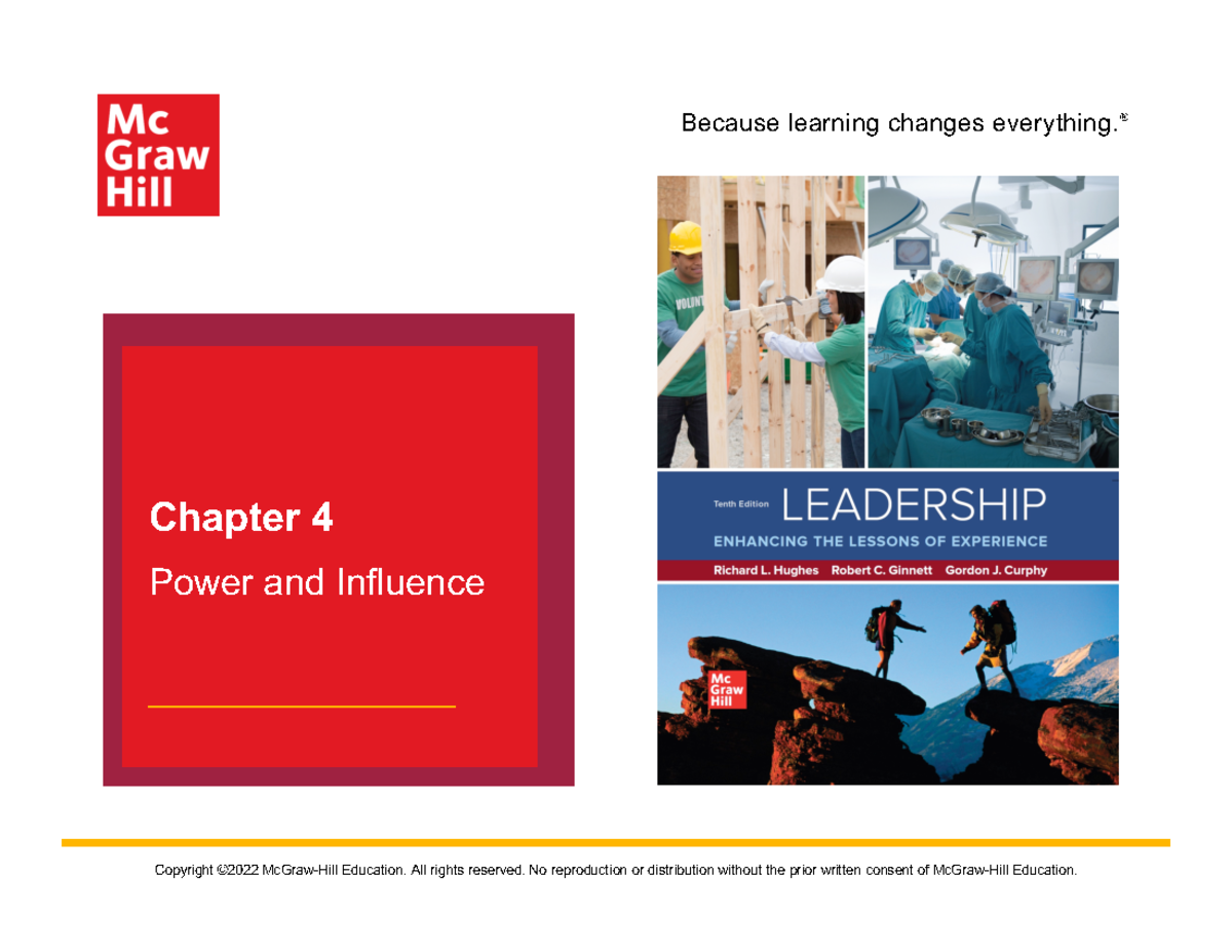 PPT - Week 3 - Chapter 4 and 5 (1) - ####### Because learning changes ...