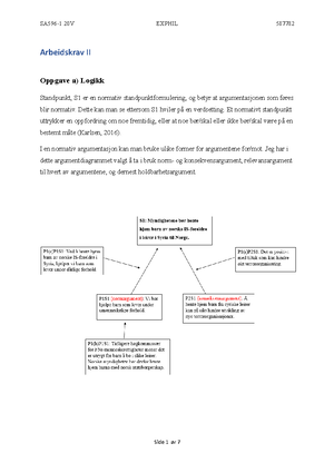 4 generelt om argumentasjon - Argumentasjon – grunnbegreper Standpunkt (argumentasjon alltid ...