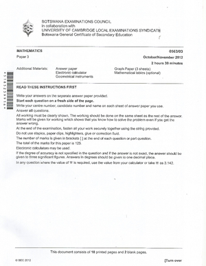 A1 Gold Level Model Answers Igcse 9 1 MA - Gold Level Model Answers 1 ...