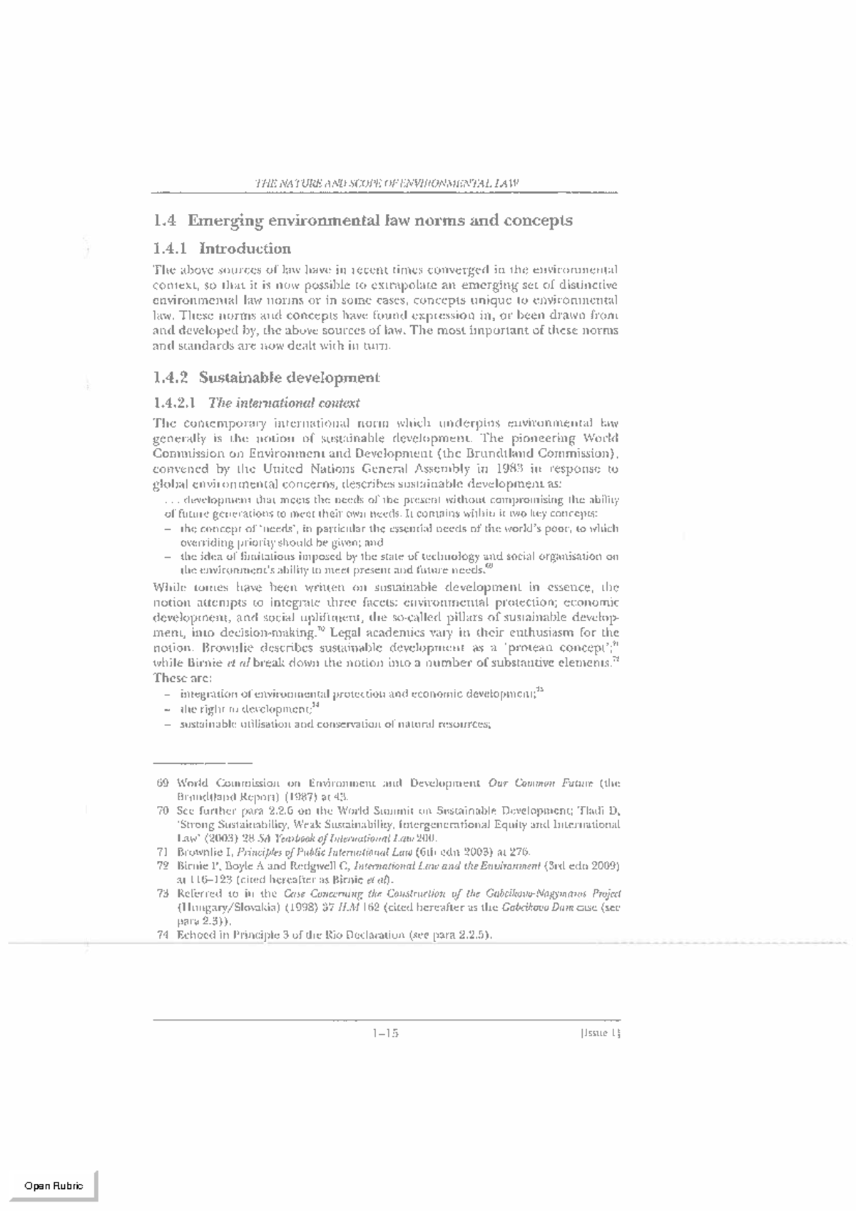Emerging environmental law norms and concepts - LCP4805 - Open Rubric ... Emerging environmental law norms and concepts - LCP4805 - Open Rubric ...