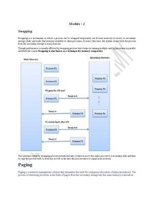 O.S 5 - note - Operating System – Security Module - 5 Security refers ...