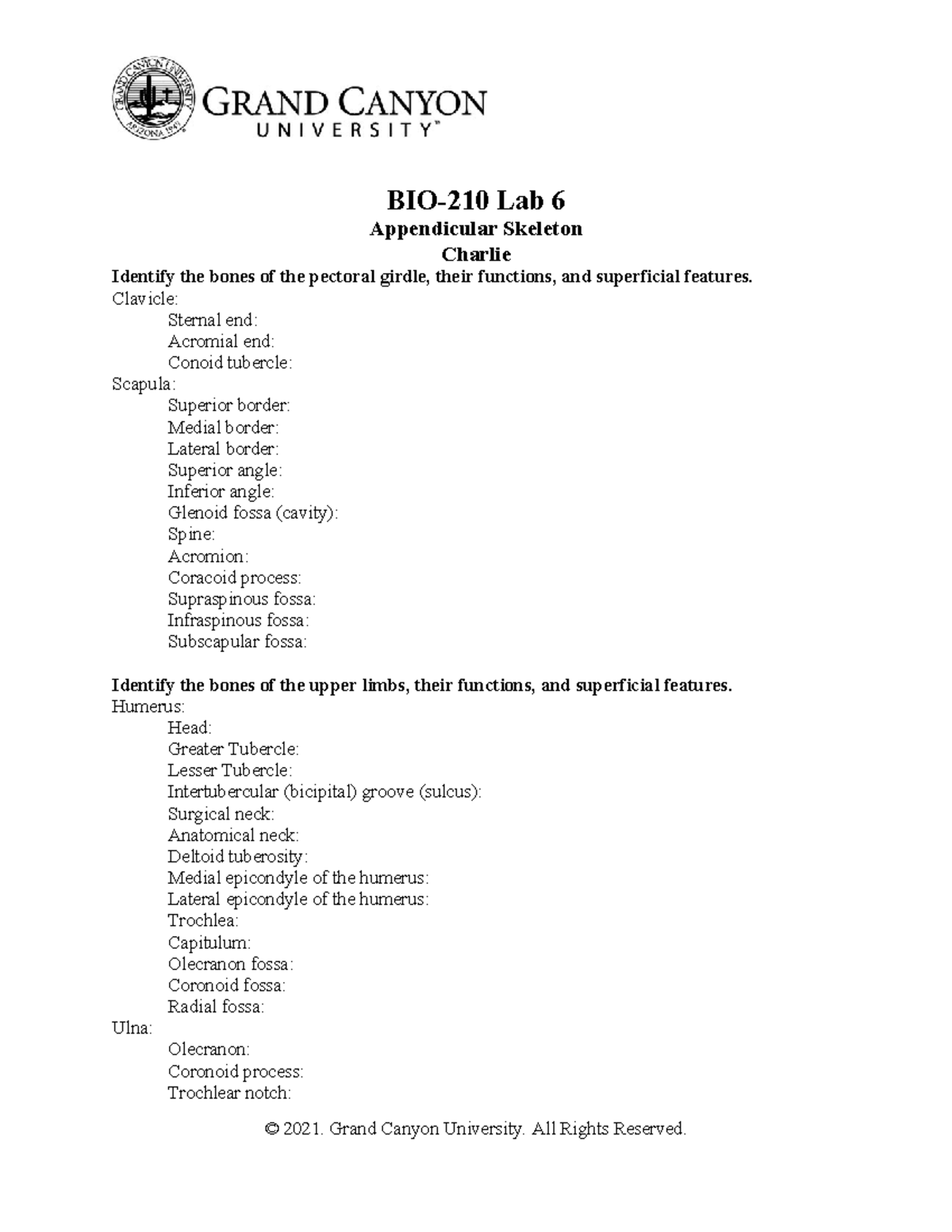 BIO 210 L RS Lab6 - this is a great recourse - BIO-210 Lab 6 ...