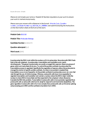 BS2570 Practical write-up template(22) - DEPARTMENT OF BIOLOGICAL ...